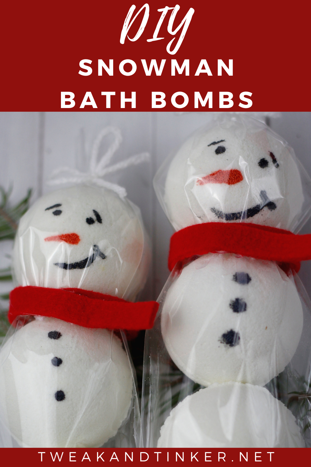 Easy Snowman Bath Bomb DIY (+Cute Packaging Idea) - Tweak and Tinker