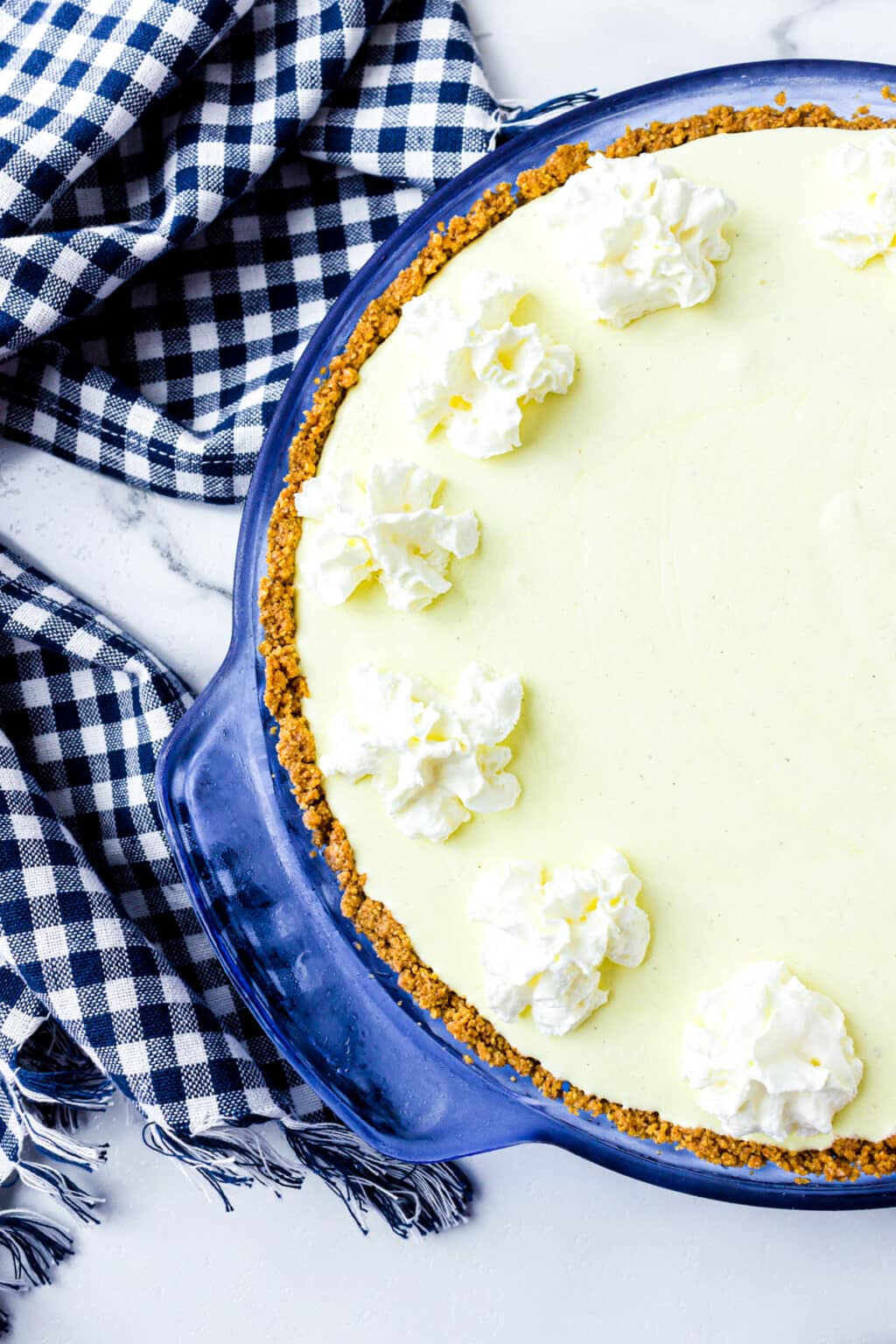 Frozen Lemonade Pie with Vanilla Ice Cream - Tweak and Tinker
