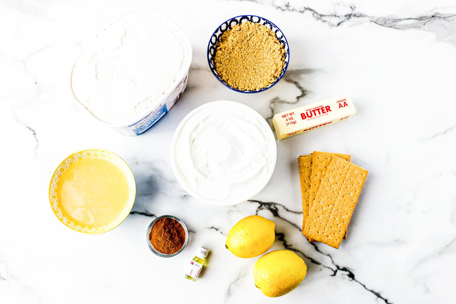 Frozen Lemonade Pie with Vanilla Ice Cream - Tweak and Tinker